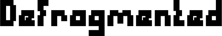 Defragmented Bold font | Fonts2u.com