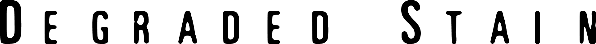 Degraded Stain Monospace font