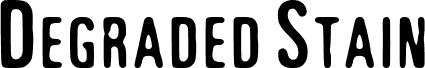 Degraded Stain Monospace font