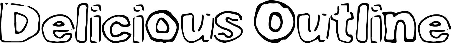 DeliciousOutline font | Fonts2u.com