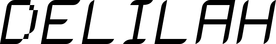 Delilah ThinOblique font | Fonts2u.com