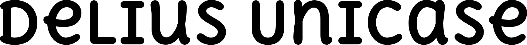 Delius Unicase Bold font | Fonts2u.com