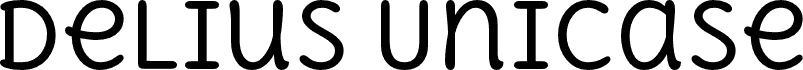 Delius Unicase Bold font | Fonts2u.com