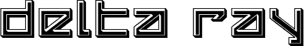 Delta Ray Bold font
