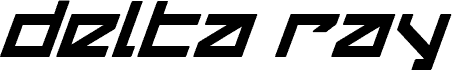 Delta Ray Bold font