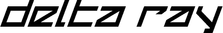 Delta Ray font