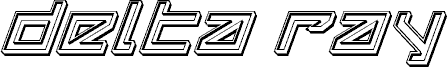Delta Ray font