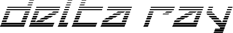 Delta Ray font