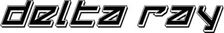 Delta Ray Bold font
