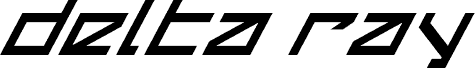Delta Ray font | Fonts2u.com