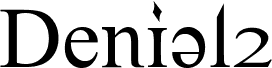 Denial2RegularBold font | Fonts2u.com