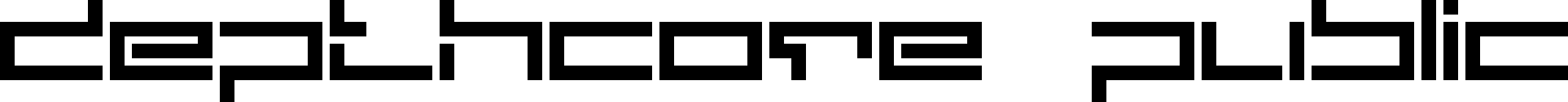 depthcore public font