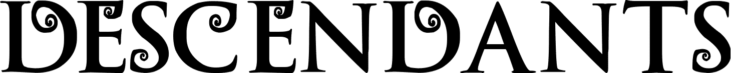 Descendants Alphabet font | Fonts2u.com