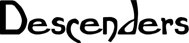 Descenders font