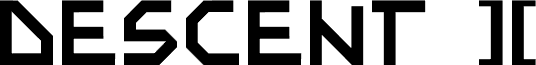 Descent ][ Bold font | Fonts2u.com