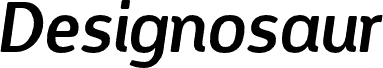 Designosaur font