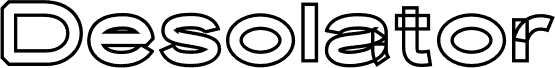 Desolator Bold 字体 | Fonts2u.com
