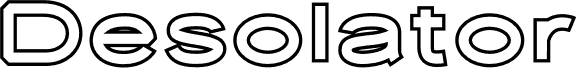 Desolator 字体