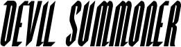 Devil Summoner Condensed font | Fonts2u.com