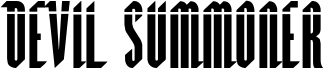 Devil Summoner font | Fonts2u.com