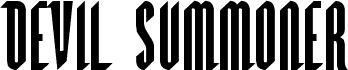 Devil Summoner Outline font | Fonts2u.com