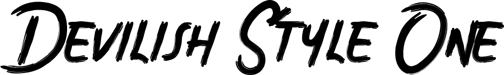 Devilish Style One font