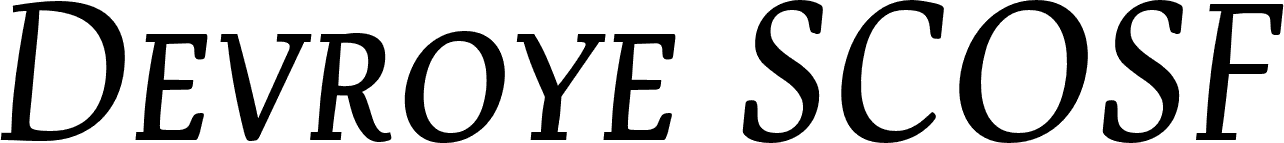 Devroye SCOSF font | Fonts2u.com