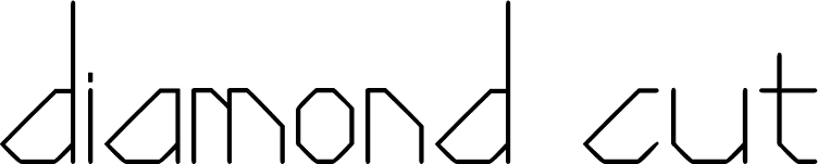 Diamond Cut font