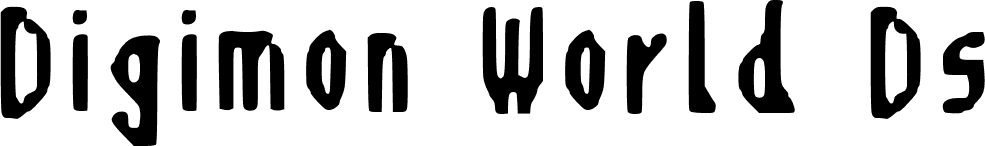 Digimon World Ds Regula Regular font | Fonts2u.com