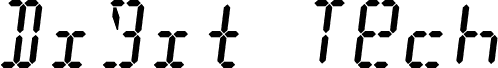 Digit Tech 7 font | Fonts2u.com