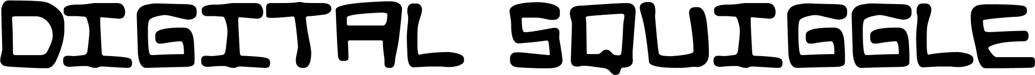 Digital Squiggle font