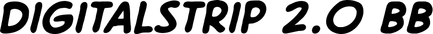 DigitalStrip 2.0 BB font | Fonts2u.com