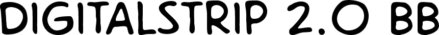 DigitalStrip.BB-Bold font | Fonts2u.com