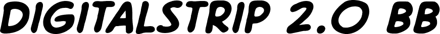 DigitalStrip 2.0 BB font