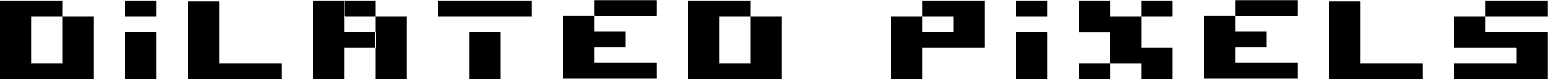dilated pixels font