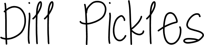 dill pickles font | Fonts2u.com