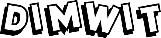 DimWitGauche font | Fonts2u.com