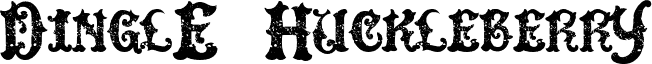 DinglE HuckleberrY Italic font | Fonts2u.com