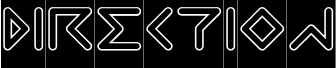 DIRECTION Bold font