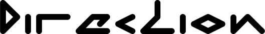 DIRECTION Bold font