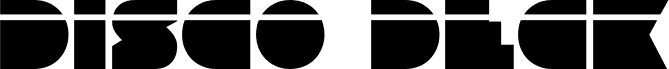 Disco Deck Laser font