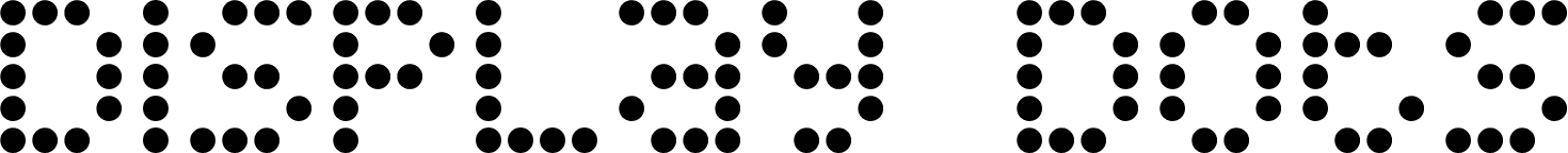 Display Dots font | Fonts2u.com