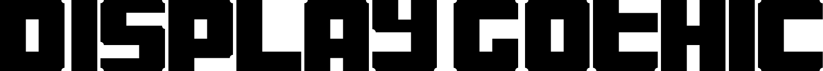 Display Gothic Regular font | Fonts2u.com