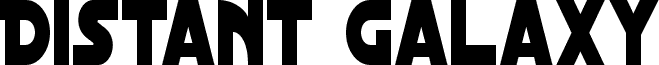Distant Galaxy Italic font | Fonts2u.com