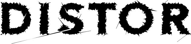 Distor Regular font