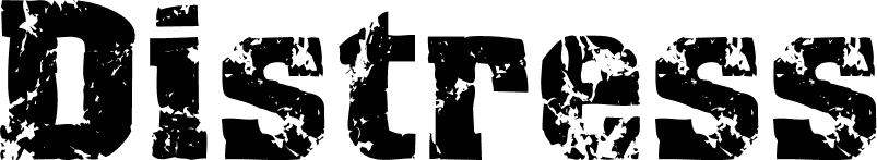 Distress font