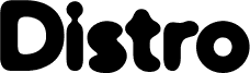 Distro Black font