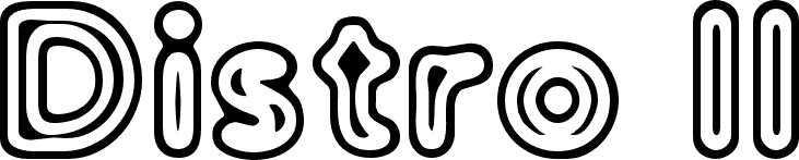 Distro II Extinct font | Fonts2u.com