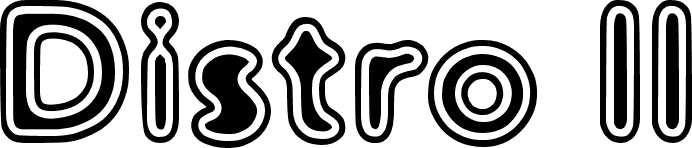 Distro II Vinyl font | Fonts2u.com