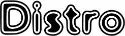 Distro Black font